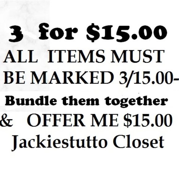 Other | Sale Sale Sale Add 3 Items Marked 3 For 150 | Poshmark